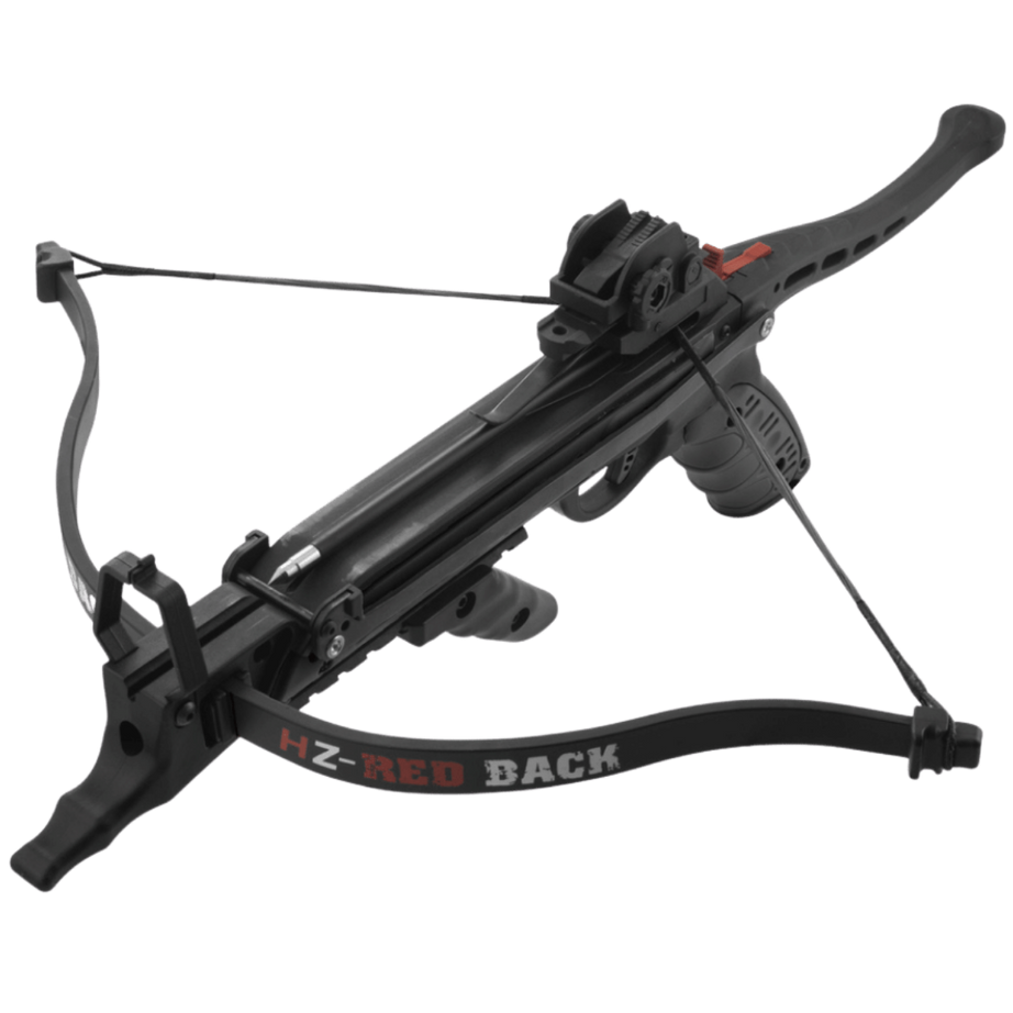 Hori-Zone Redback RTS Pistol Crossbow 80lb - Black – IndoArchery.com